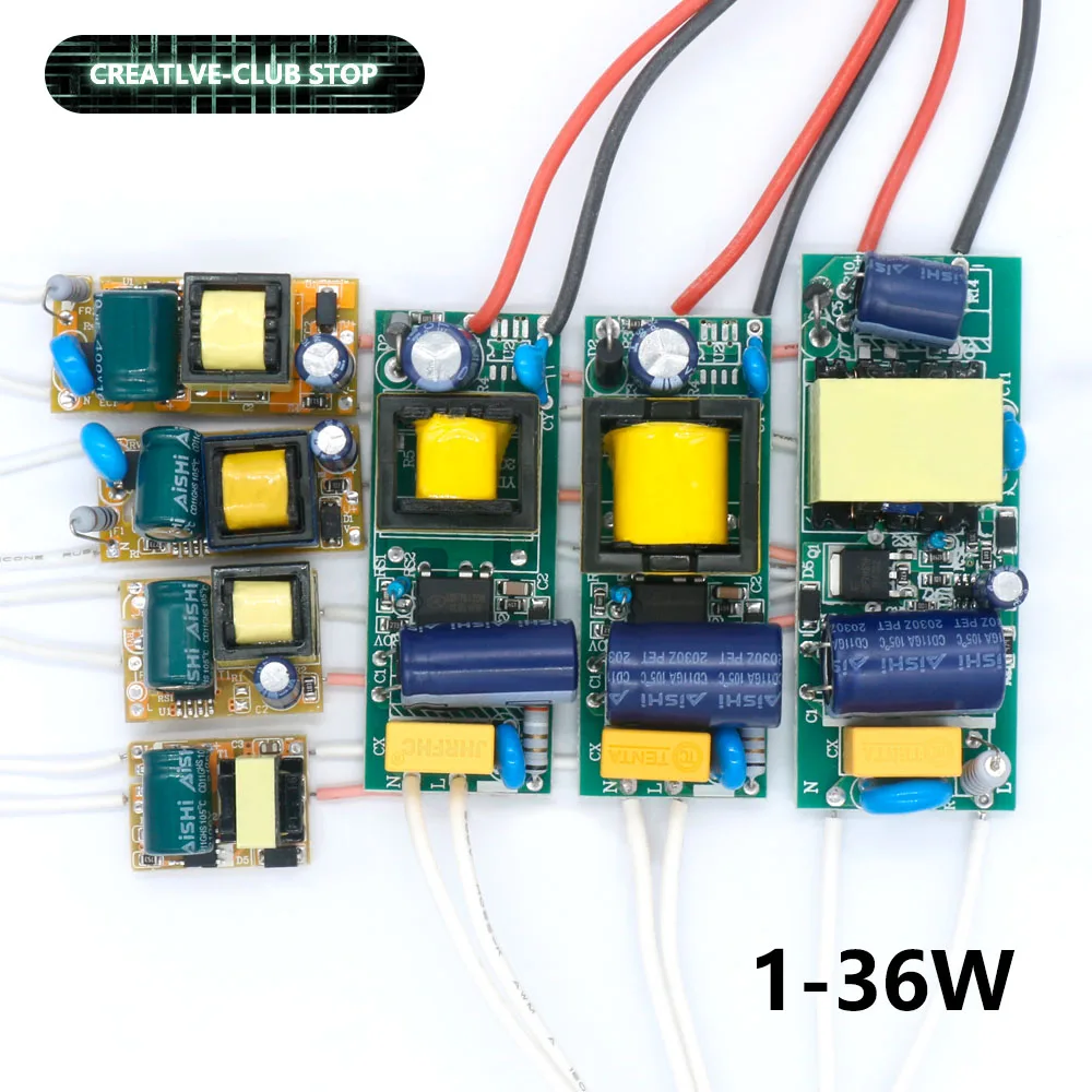 LED Driver 300mA 8-12W 1-3W 5W 4-7W 12W 18-25W 25-36W LED Power Supply ...