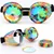 Florata Punk Gothic Goggles Different Lens Rainbow Edm Glasses Unisex ...