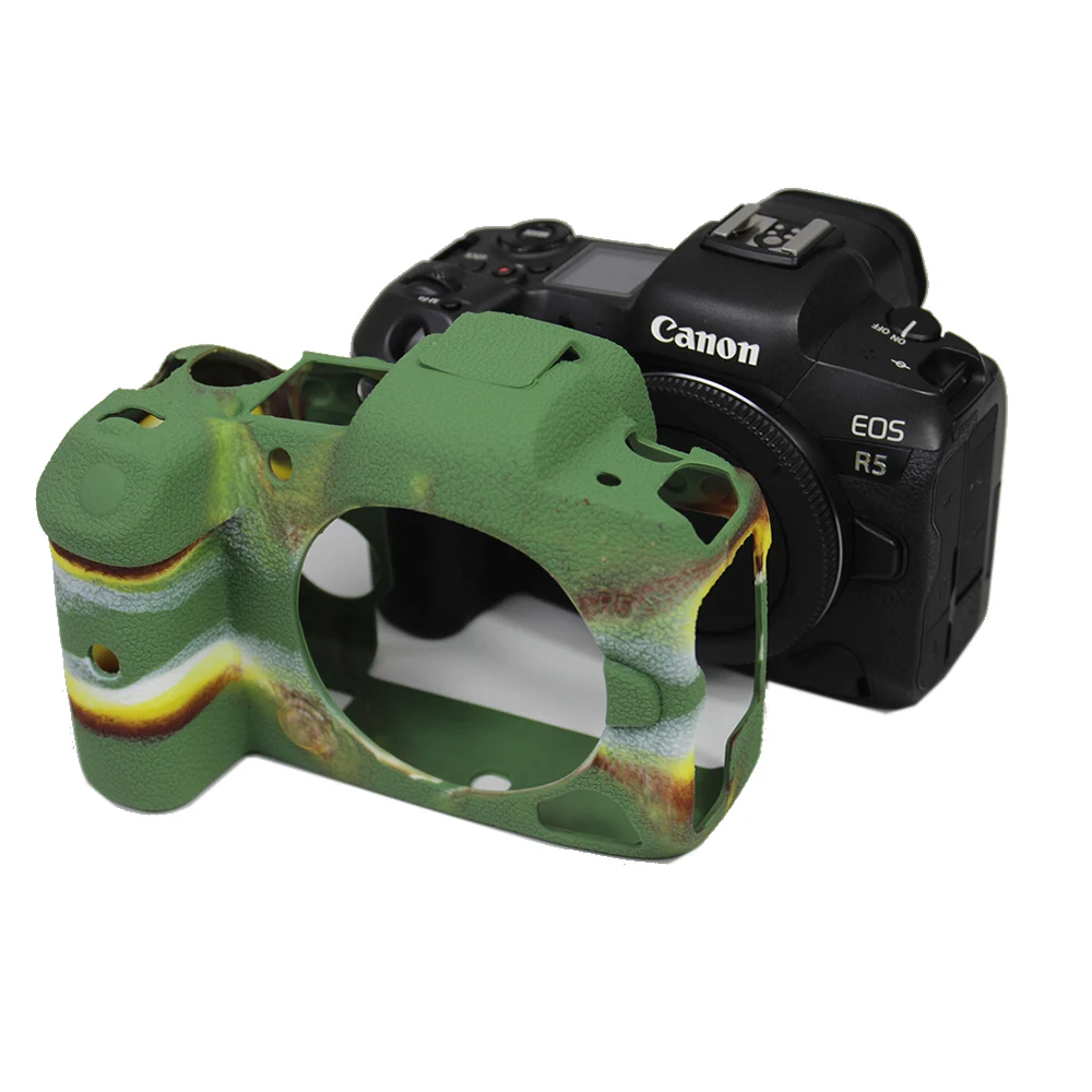 Rubber-Silicon-Case-Body-Cover-Protector-Skin-for-Canon-EOS-R5-R-5 ...