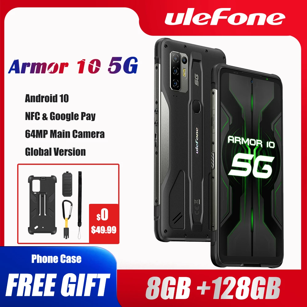 Ulefone Armor 10 5g Rugged Mobile Phone Android 10 8gb +128gb ...