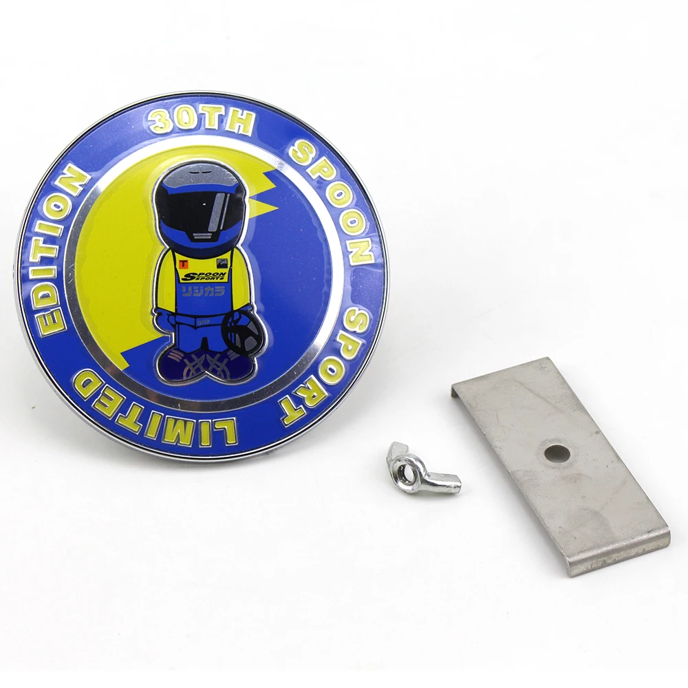 Spoon Sport Front Racing Grill Emblem Decal Badge Sticker Universal Car ...