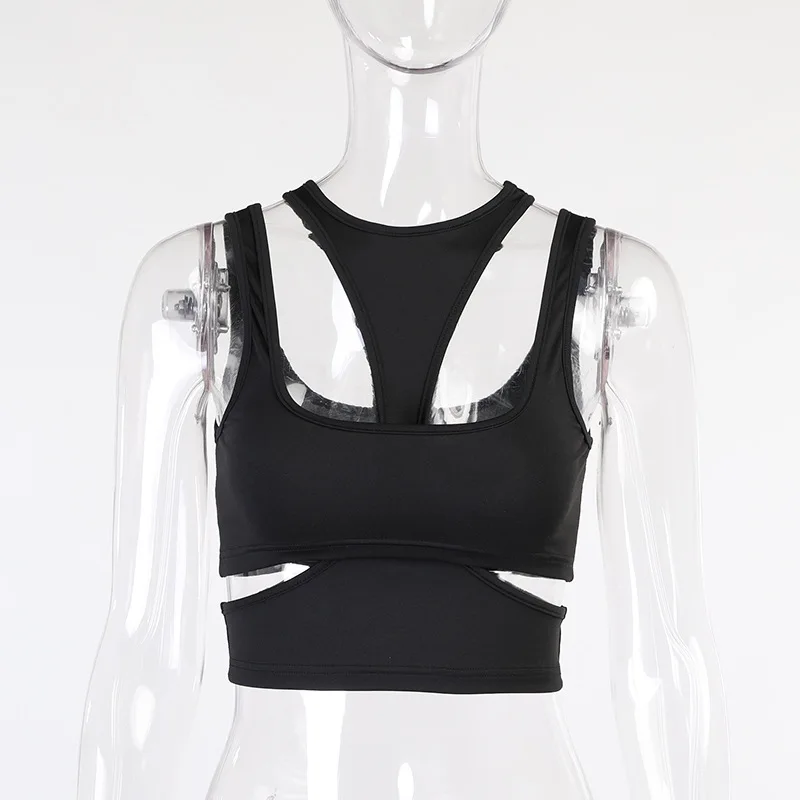 FREE SHIPPING 2021 Summer Streetwear Crop Tops Cut Out