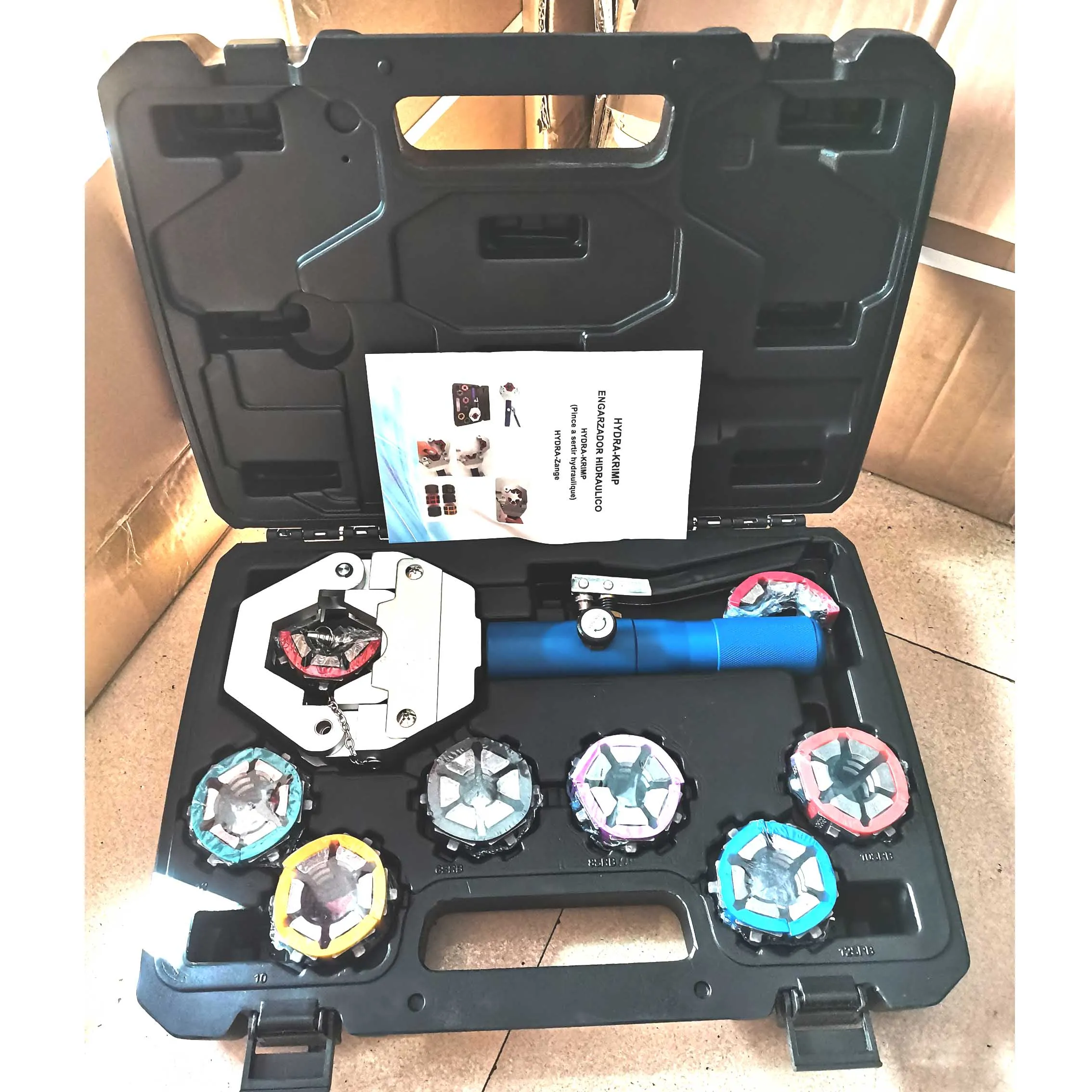 Hydra krimp Kit de crimpadora de manguera hidráulica A/C, accesorios de ...