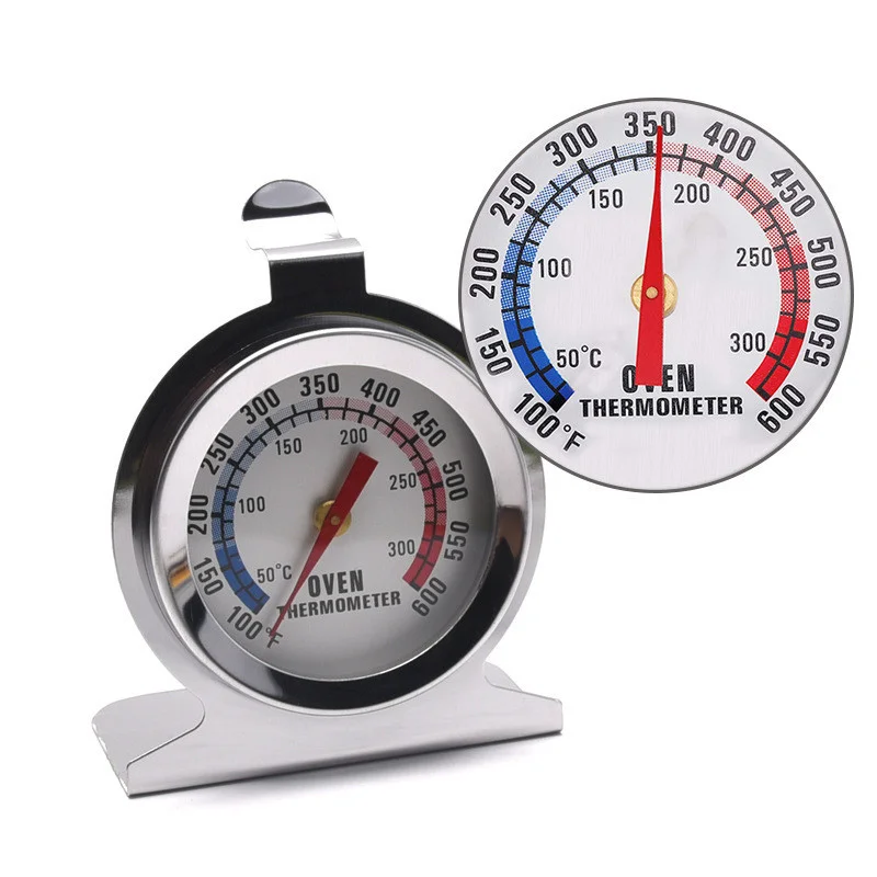 Stainless-Steel-Oven-Thermometer-Stand-Up-Dial-High-Temperature ...