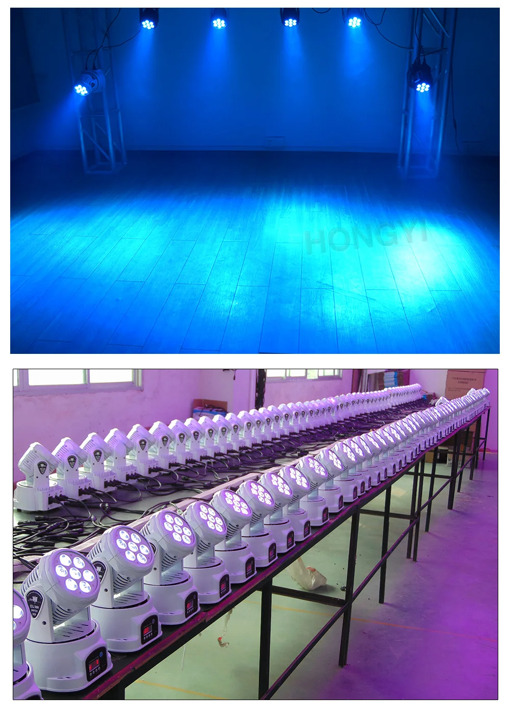 White Led Mini Wash 7X12W Moving Head Light Disco Party Light Led Wash ...