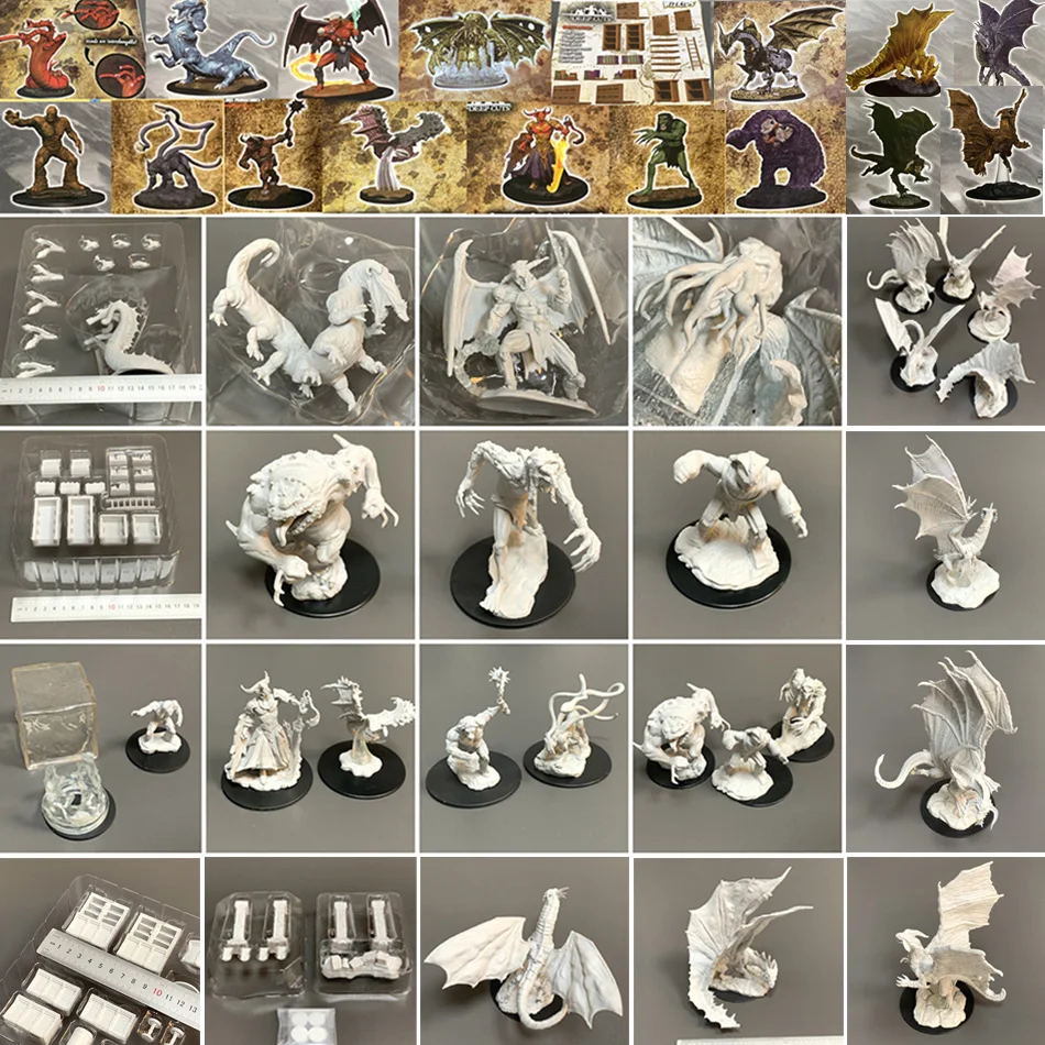 Dragon Hydra Giant Pathfinder Monster Nolzur's Marvelous Board Game ...