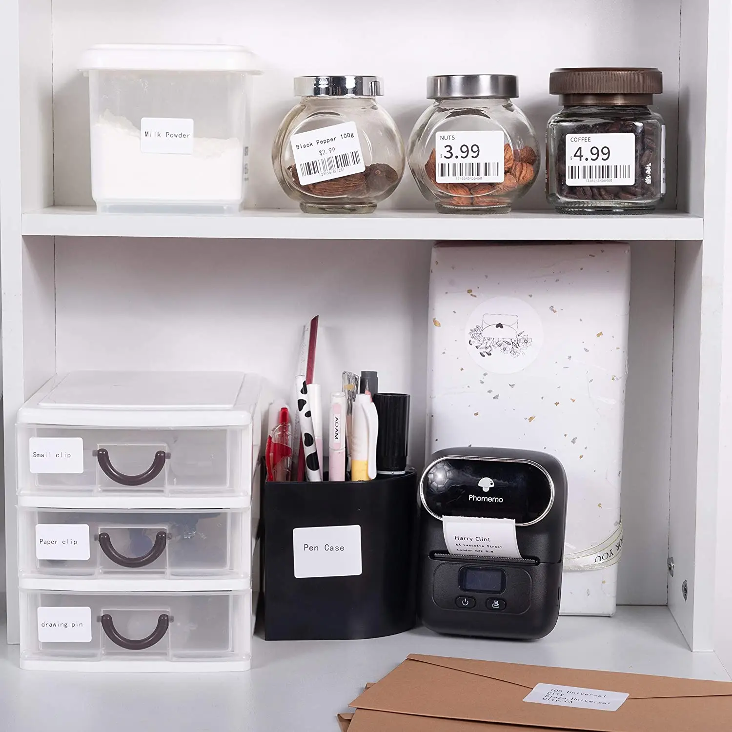 Jewelry Tags Phomemo 30×25mm Jewelry Price Tag Thermal Label For M110 ...