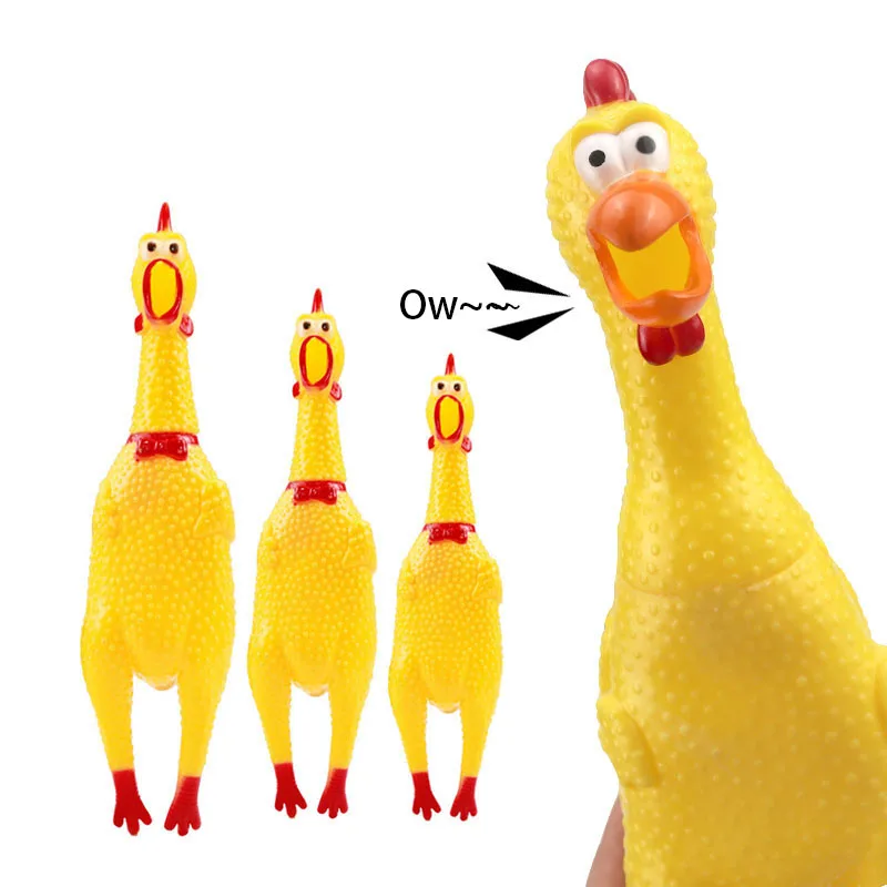 Screaming Chicken Squeeze Sound Toys Pet Dog Toy Products Impatient ...