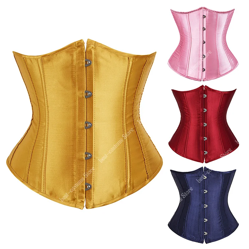 Yellow Underbust Corset