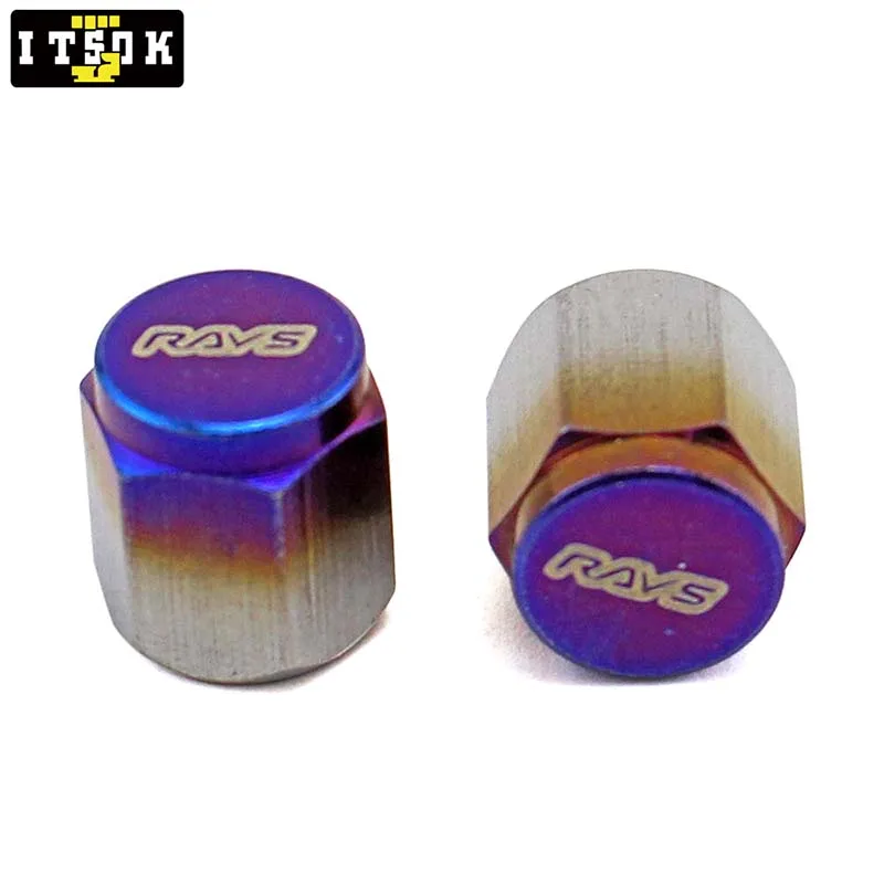 RAYS-Valve-Caps-4Pcs-Set-Aluminum-Alloy-Metal-Titanium-Burnt-Blue ...