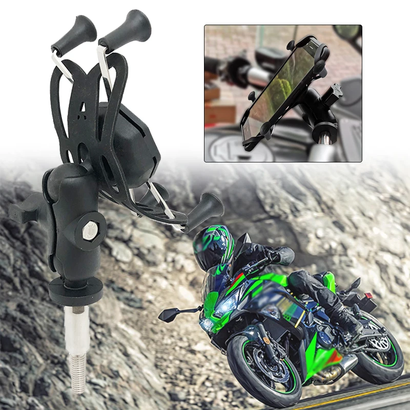 Motorcycle GPS Navigation Frame Mobile Phone Camera Mount Bracket Fits ...