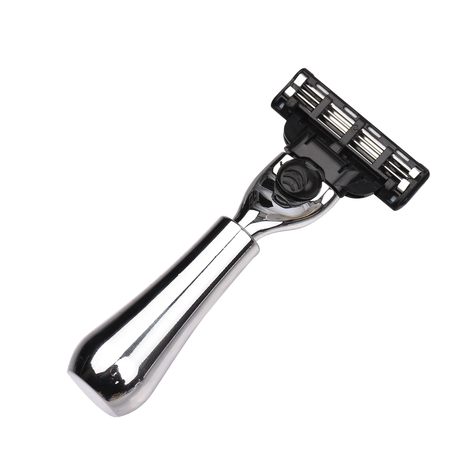 Shaving Razor with PU Storage Bag Safety Beard Razor Metal Mustache ...