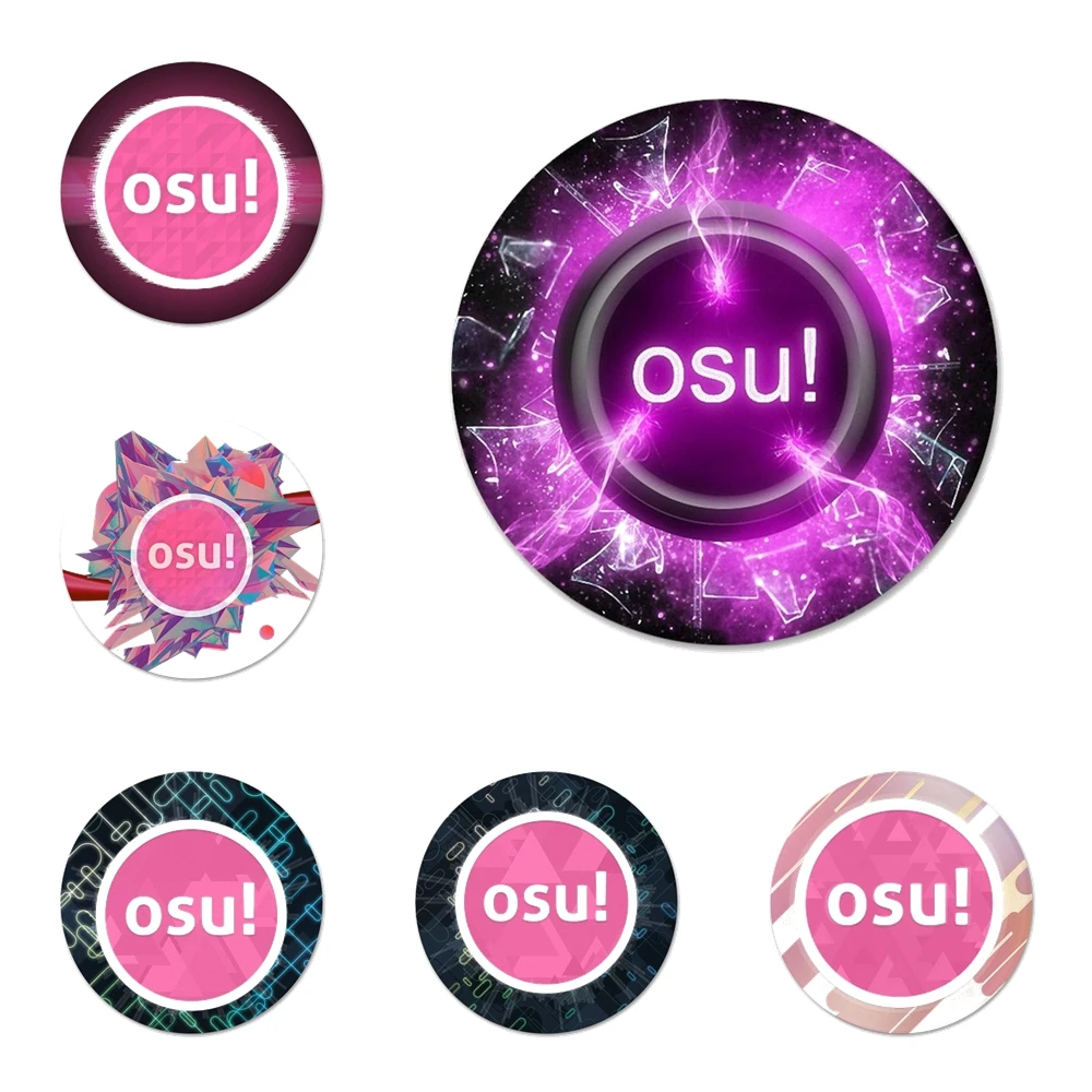 ¡OSU! Broche de insignia de juego Rhythm, accesorios para ropa ...