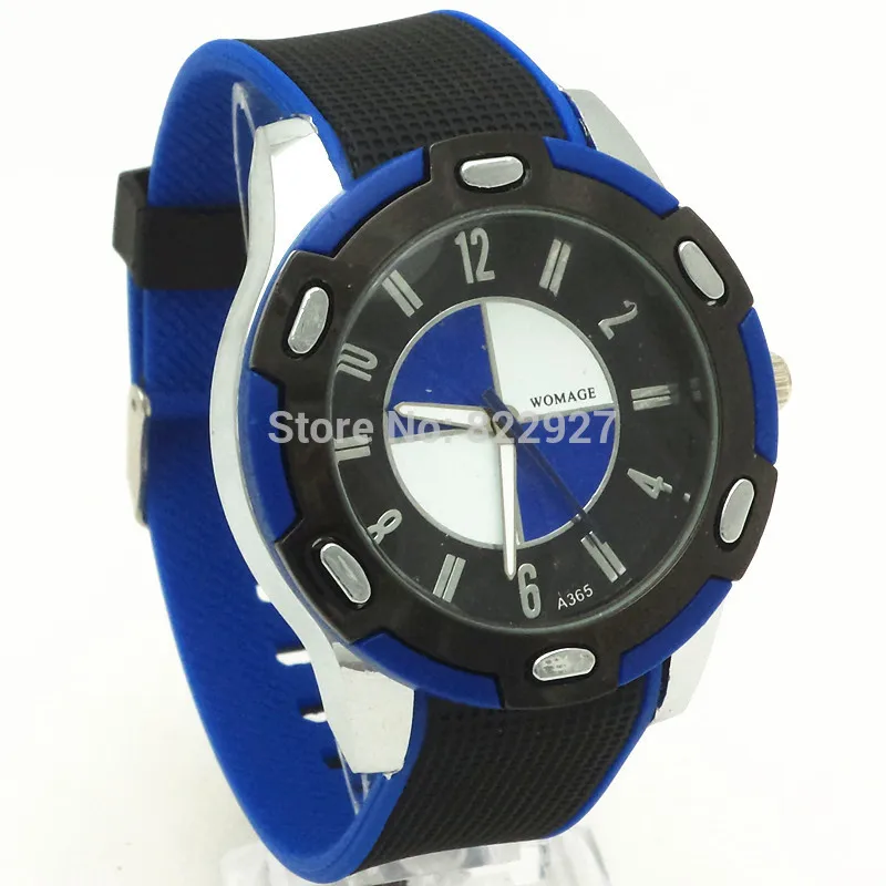 Free-shipping-Promtional-Price-Silicone-belt-silver-plating-case-quartz ...