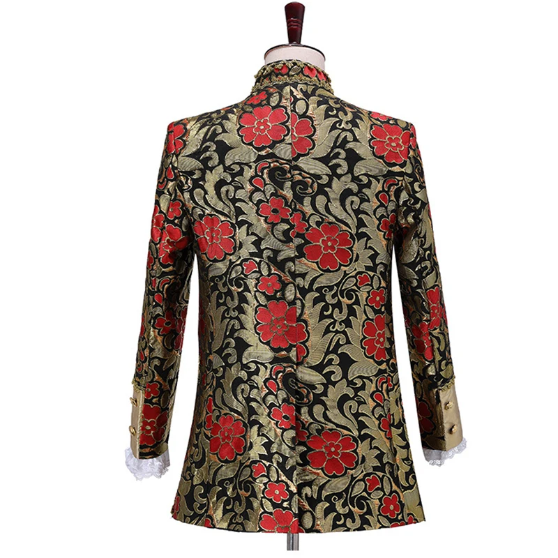 Medieval King Royal Court Embroidery Suits Costume - AllCosplay.com