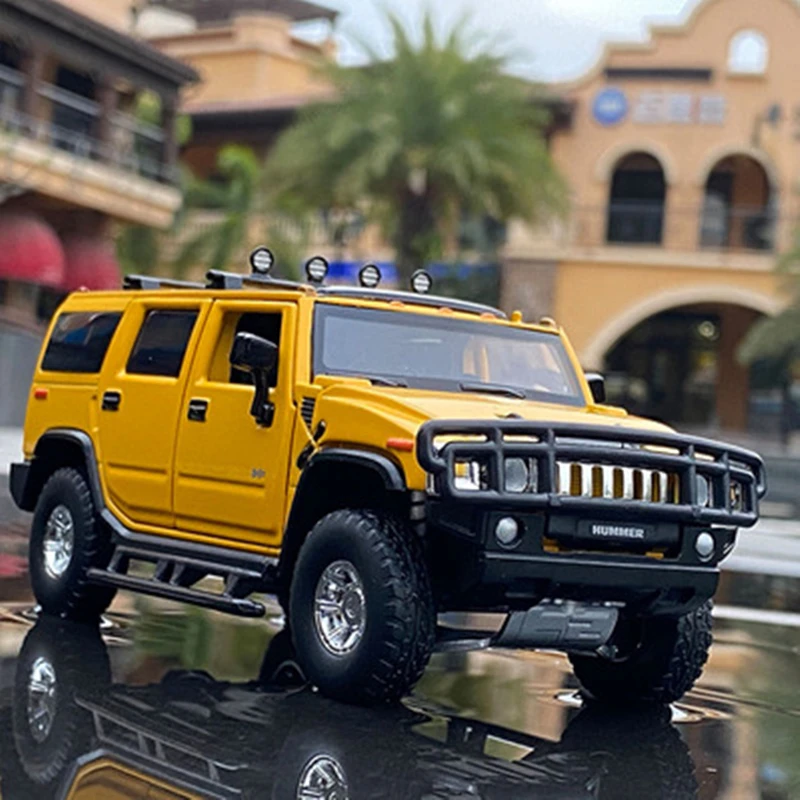 Yellow Hummer H4