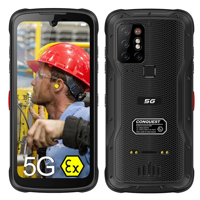 CONQUEST S20 ATEX 5G Night Vision Smartphone IP68 Waterproof 48MP ...