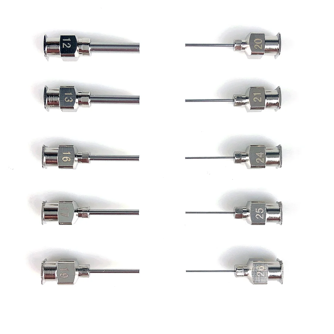 10-st-cke-12g-bis-26g-gro-e-Kapazit-t-Spritze-Nadelspitze-Edelstahl ...
