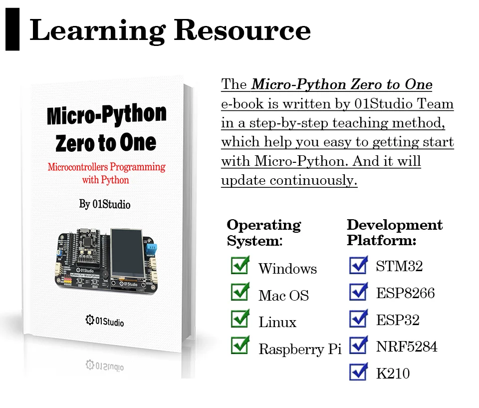 MicroPython 0.3MP 카메라 STM32 AI 임베디드 개발키트 [pyAI-MV4 KIT] / 디바이스마트