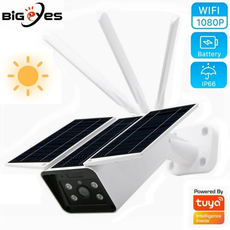 Waterproof-Solar-Powered-Tuya-WiFi-Camera-UBOX-TUYA-APP-Camera-Smart ...
