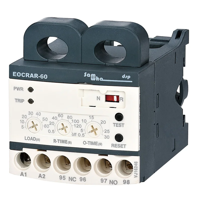 Generic Un:24-260vac/dc Automatic Reset Electronic Overload Relay Motor Protector Thermal ...