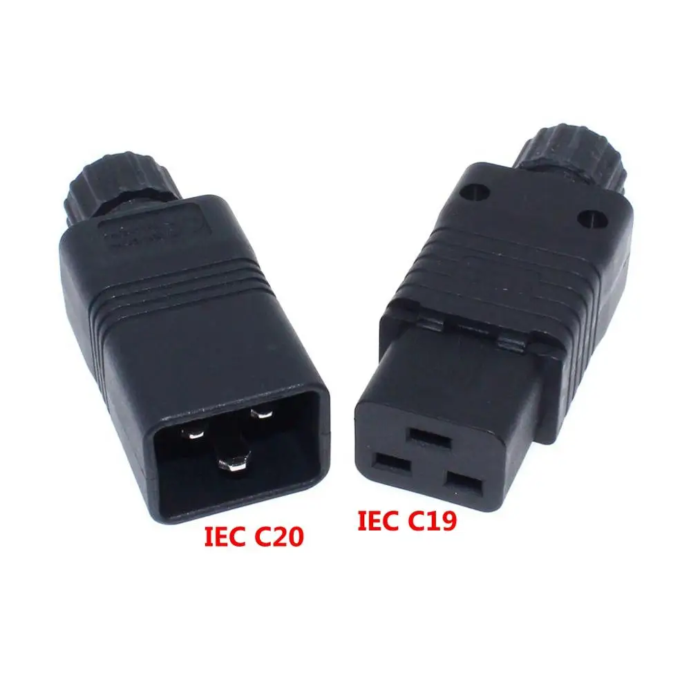 IEC-320-C20-Male-Rewireable-Plug-With-Two-Locking-Screws-AC-Power ...