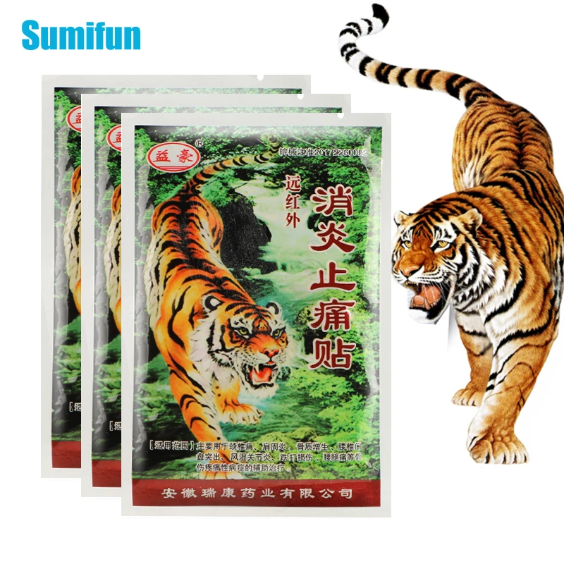 16pcs-Hot-Tiger-Pain-Relief-Patch-Analgesic-Paste-Release-Relaxing-Body ...