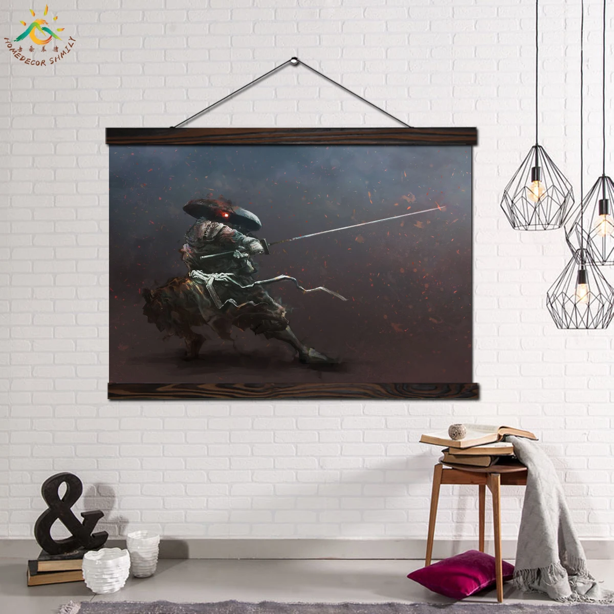 Japan Samurai Poster Wall Art Pictures Modern Decorative Picture Canvas ...