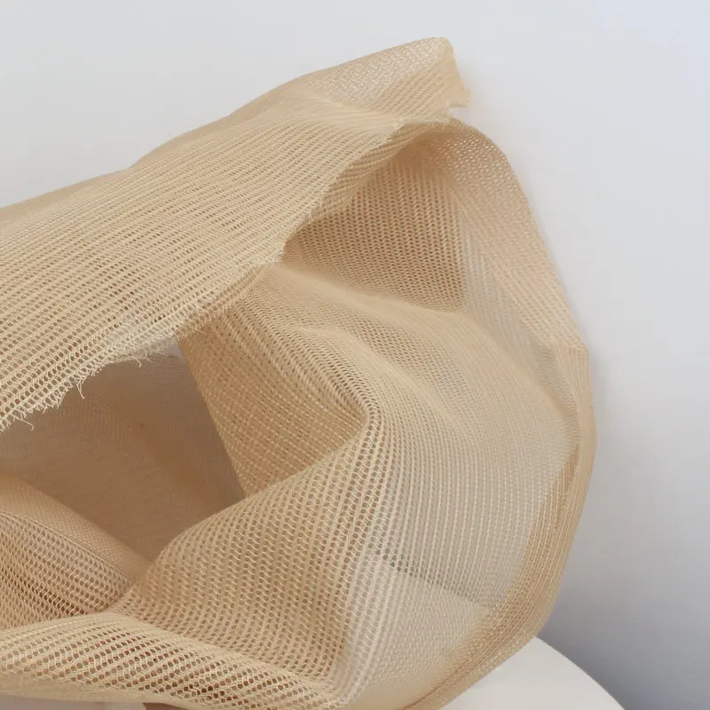 Solid Color Good Quality Thick Net Yarn Mesh Cloth Gauze Polyester ...