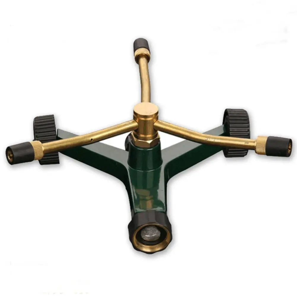 Brass Revolving Sprinkler Nozzle Automatic 3 Arm 360 Degree Rotating ...