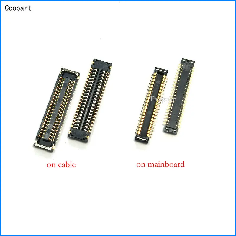 2pcs/lot Coopart New 40pin Lcd Display Fpc Connector Port Plug For ...