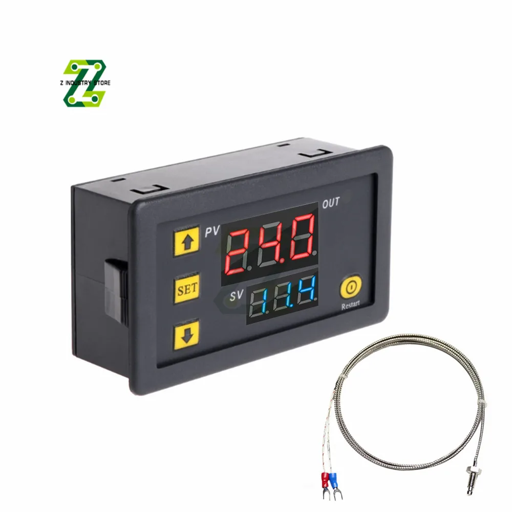 W3230-12V-24V-AC110-220V-Probe-line-Digital-Temperature-Control-LED ...