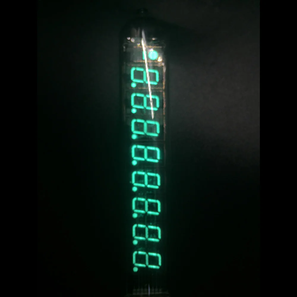 Soviet Union ใหม่โปร่งใสพื้นผิว IV18 7 Segment 8 Digit Fluorescent หลอด ...
