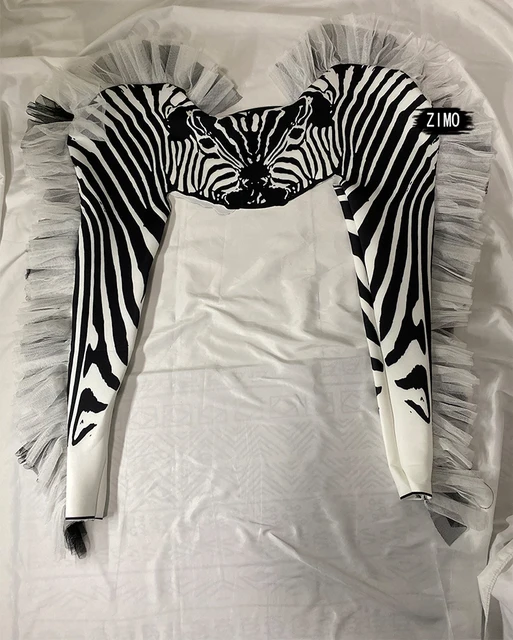 Homemade Zebra Costume
