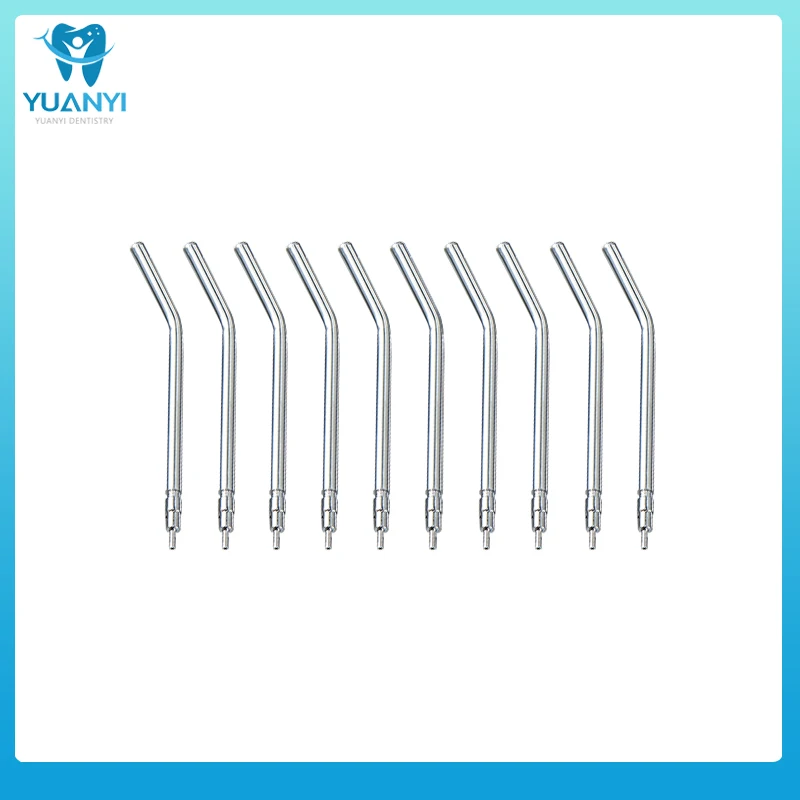 Puntas de jeringa dental de 3 vías, 10 piezas, boquillas de acero inoxidable, pulverizador de ...