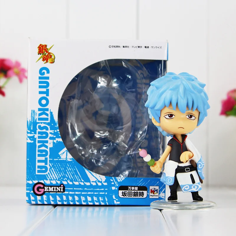 Anime Gintama Figure Toy Sakata Gintoki Model Doll Silver Soul ...