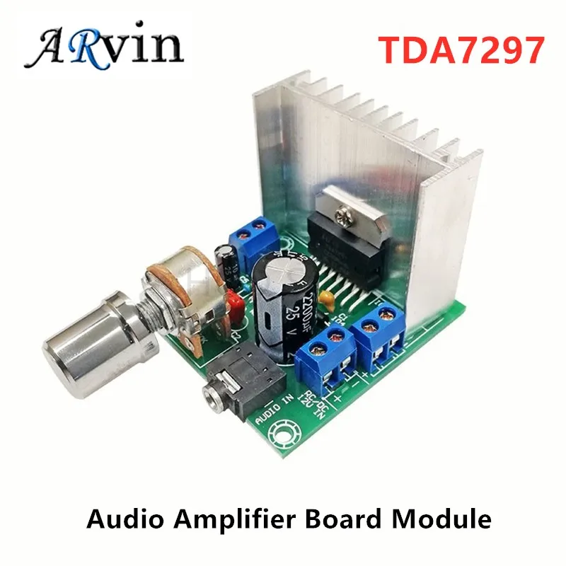 TDA7297-Audio-Amplifier-Board-Module-Dual-Channel-Parts-For-DIY-Kit ...