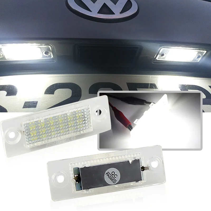 2pcs-LED-License-Number-Plate-Light-No-Error-For-Volkswagen-VW-Touran ...