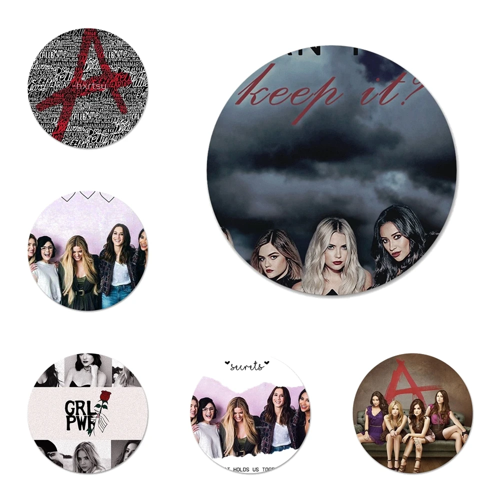 Pretty-Little-Liars-Badge-Brooch-Pin-Accessories-For-Clothes-Backpack ...