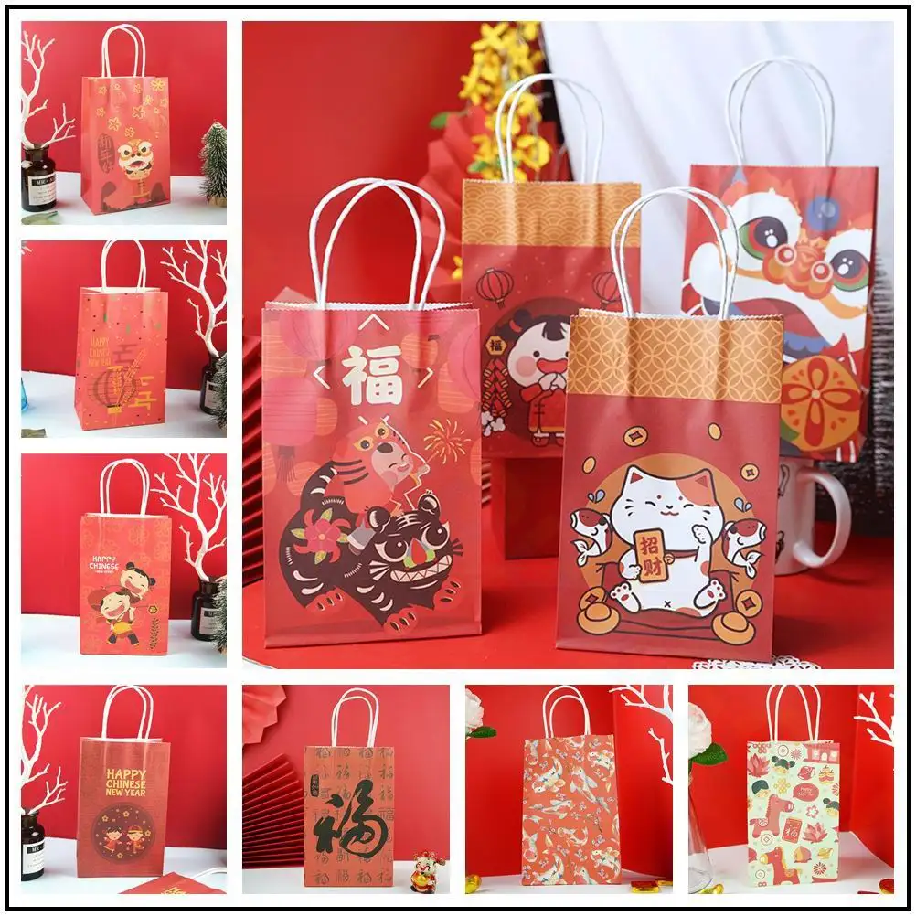 5pcs-kraft-paper-bag-Chinese-New-Year-gift-bags-packaging-biscuit-candy ...