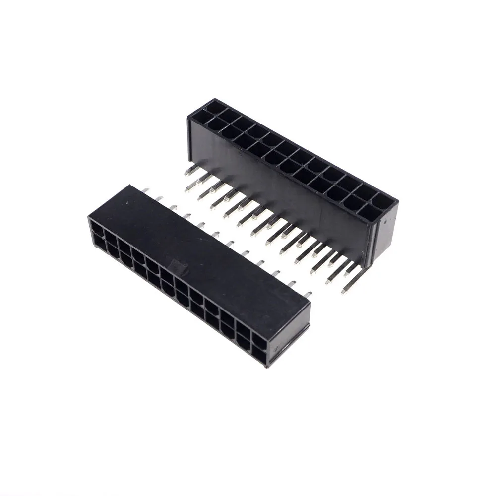 20Pcs-Black-4-2-mm-Motherboard-24-Pin-Male-Header-Pin-Mainboard-CPU ...