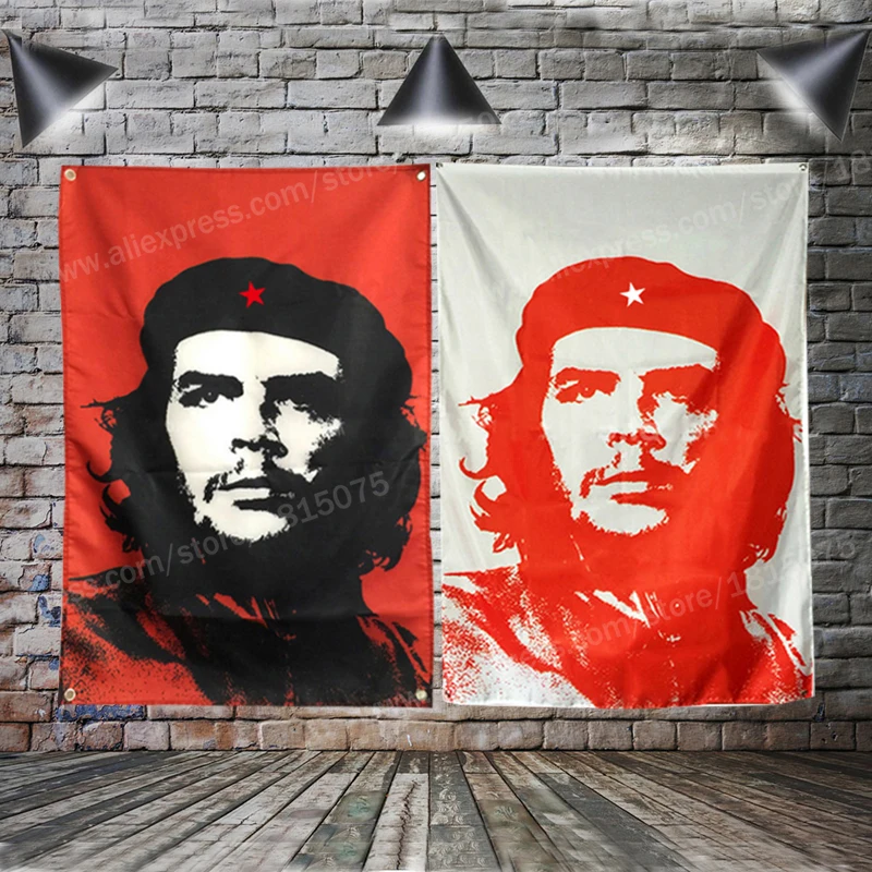Che-Guevara-Cuba-Flag-Banner-Polyester-144-96cm-Hang-On-The-Wall-4 ...