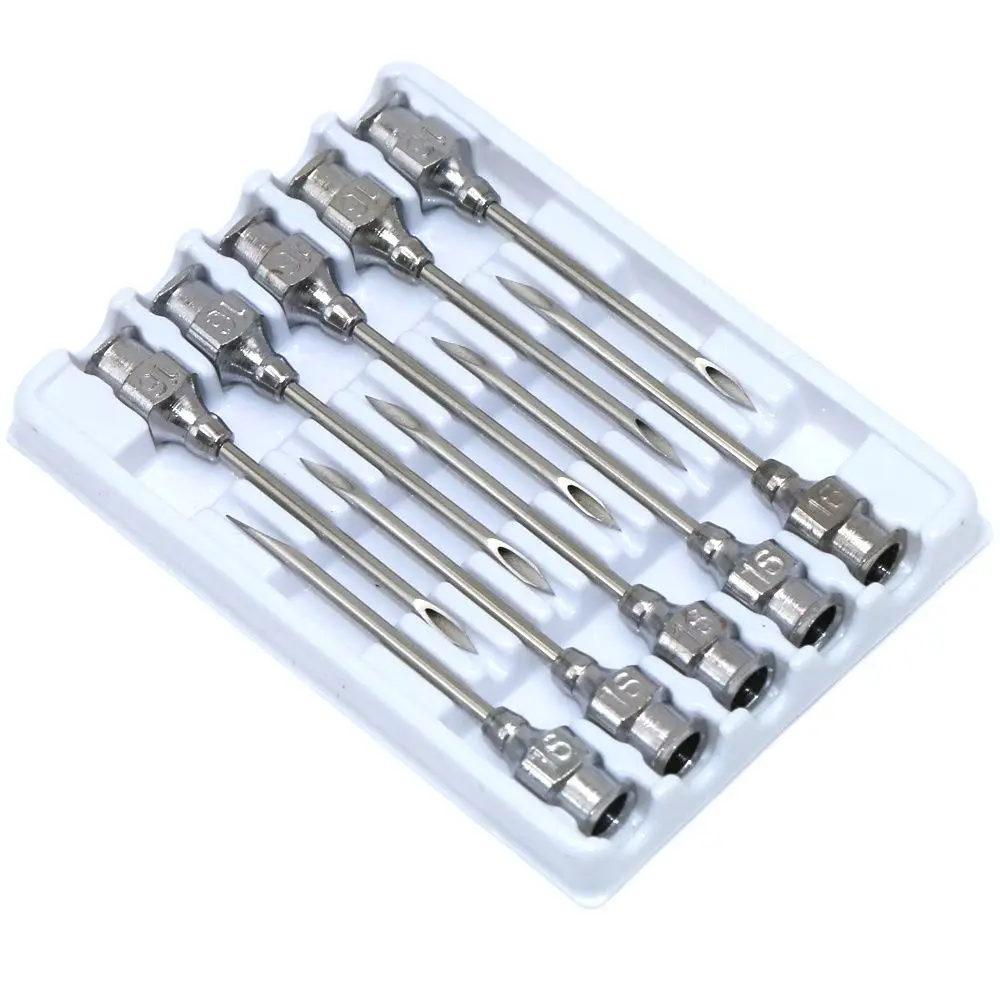 100-Pcs-Stainless-Steel-Needles-Poultry-Animal-Pig-Cow-Sheep-Pigeon ...