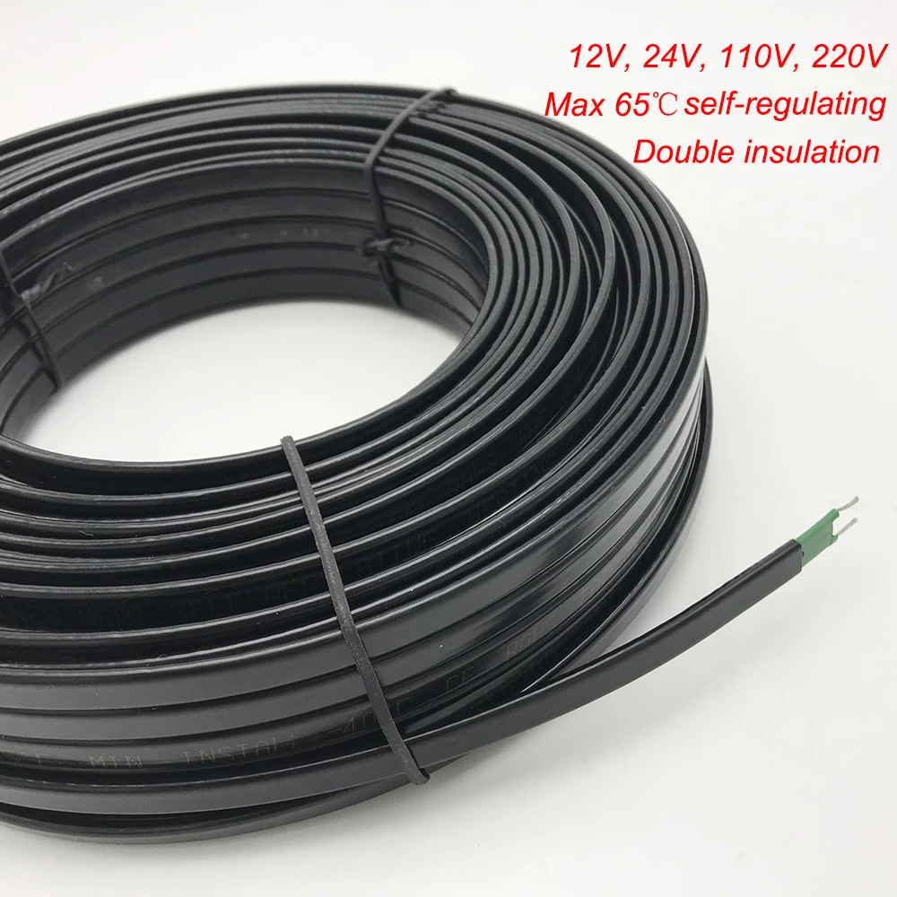 12v 24v 110v 220 Volts Water Pipe Anti-freeze Frost Protection Heating ...