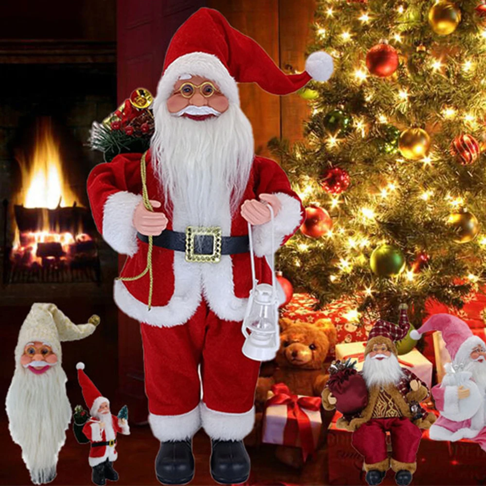 Christmas Decorations for Home Height 30cm Santa Claus doll Christmas ...