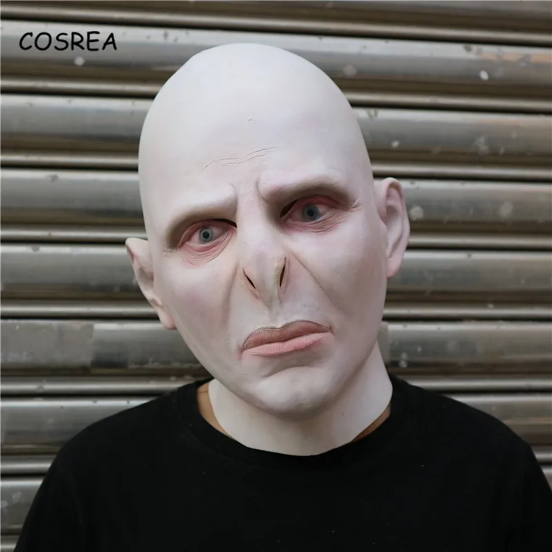Cosrea Magic school Lord Voldemort Mask Cosplay Masque Big Boss Latex ...