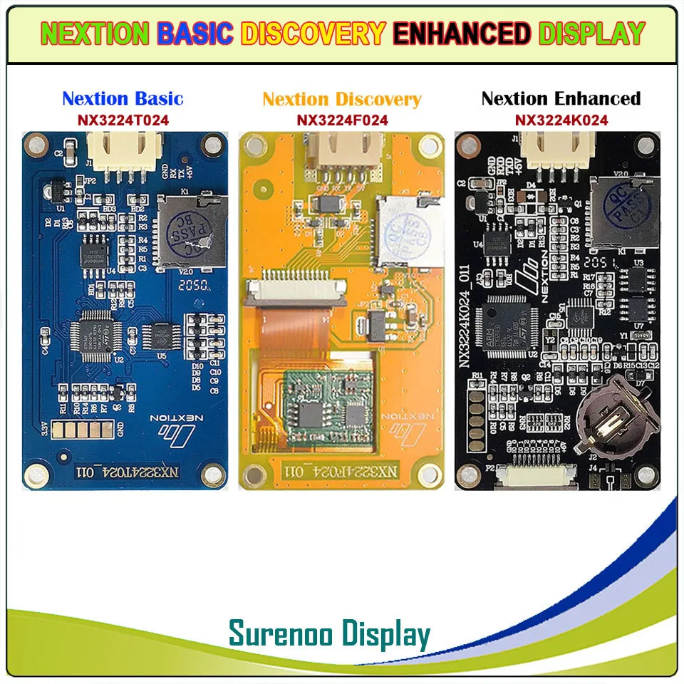WIshioT 2.4 inch Nextion Enhanced Display Generic UART HMI Smart Touch Screen Resistive LCD ...