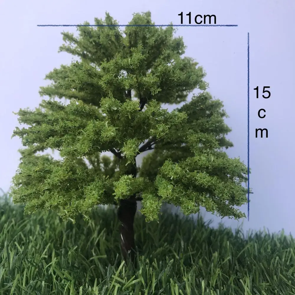 Ho Scale Plastic Miniature Model Trees For Building Trains Railroad ...