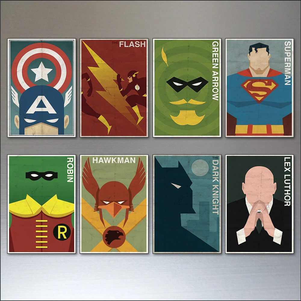 Justice League Minimalist Poster