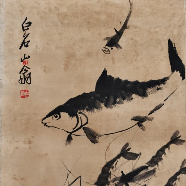 Chinese Catfish Art